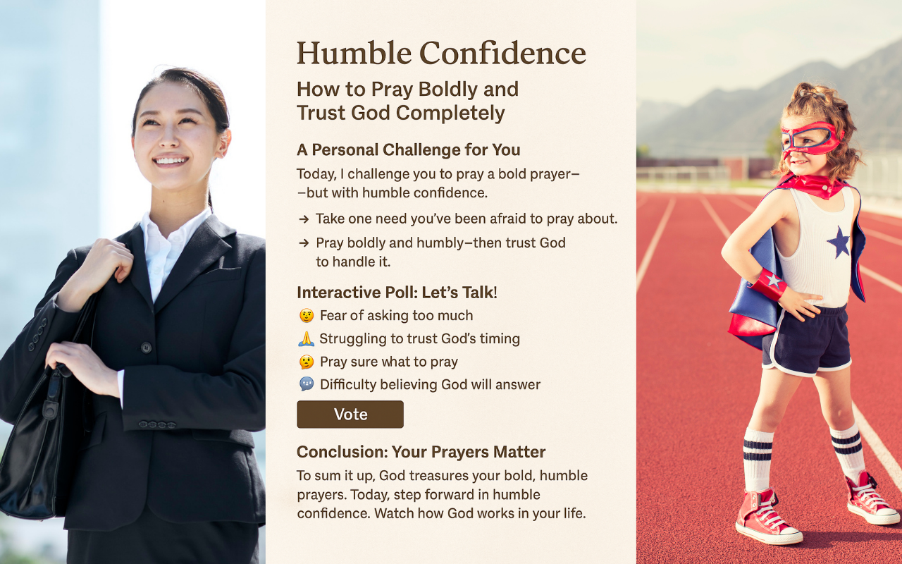 How to Pray Boldly, Confidently and Trust God Fully